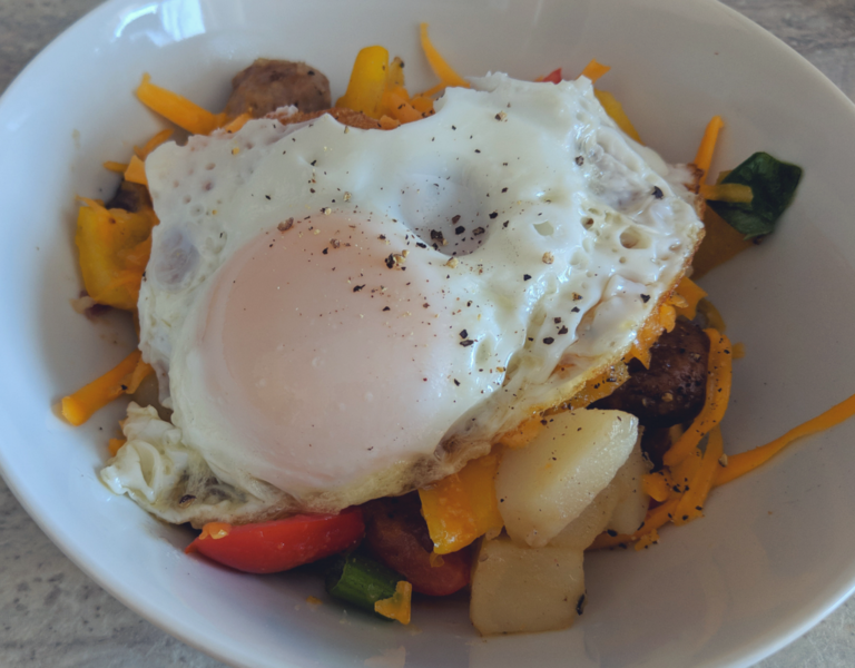 Sausage Breaky Bowl Recipe | Brunch Idea | Spoon Belly